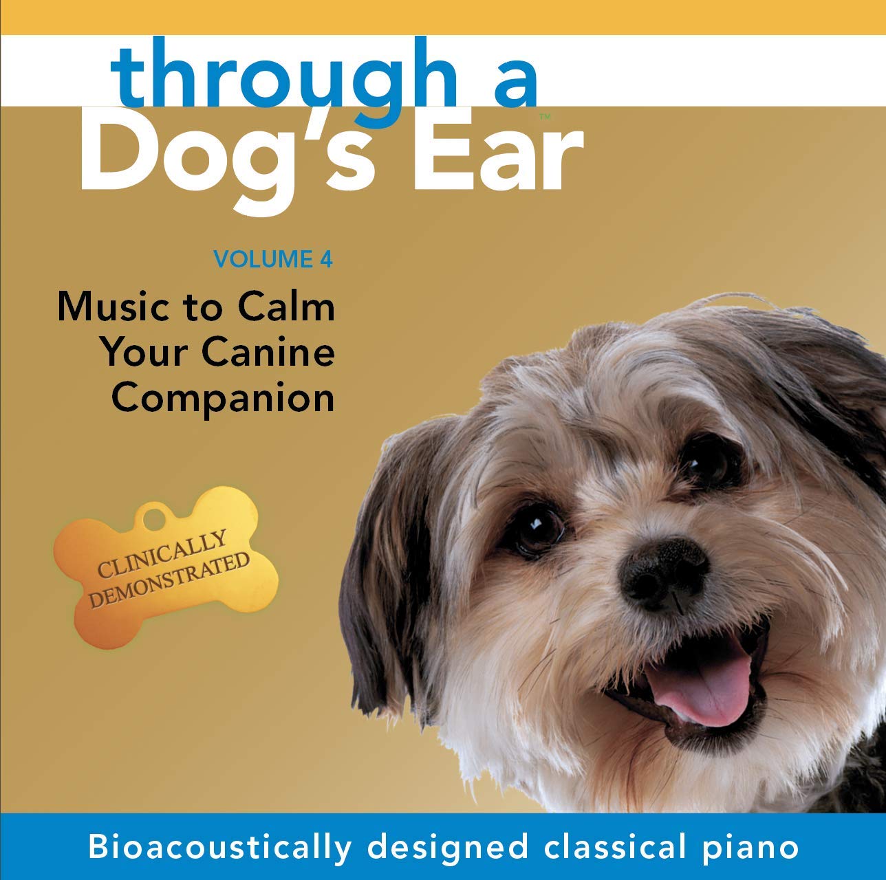 iCalmPet | Through a Dog's Ear: A Calm Variety |3-CD Box Set | 3-hrs | Reduces anxiety with solo piano, classical trios, and reggae rhythms to stay calmer longer