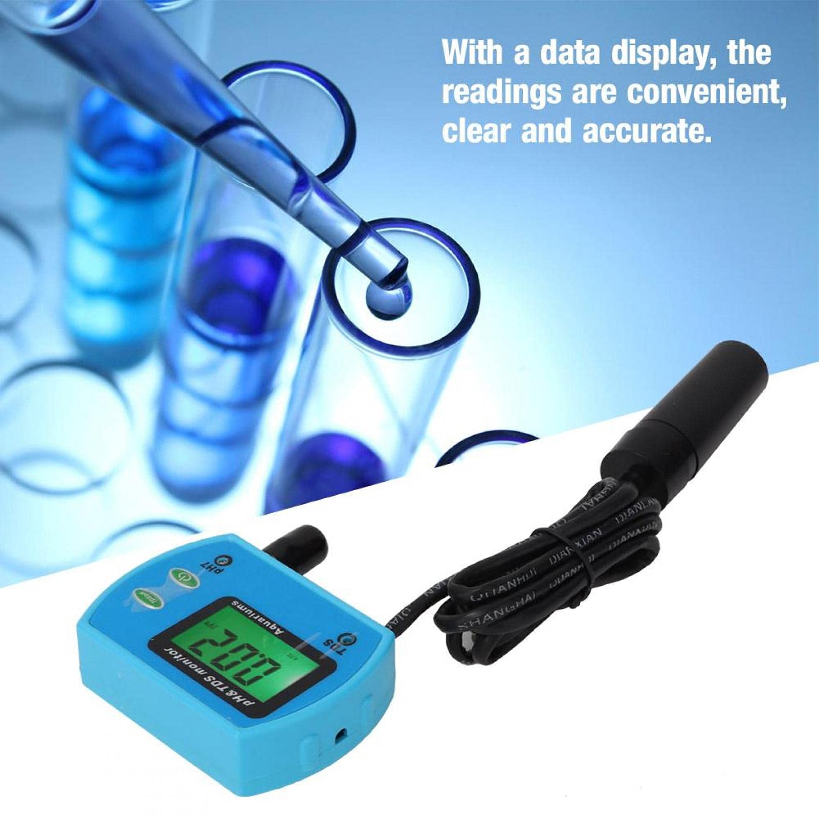 Hilitand Water Quality Detector / Meter / Analyzer Online Monitor 100-240V Water Quality Detector 9851 New(US Plug)