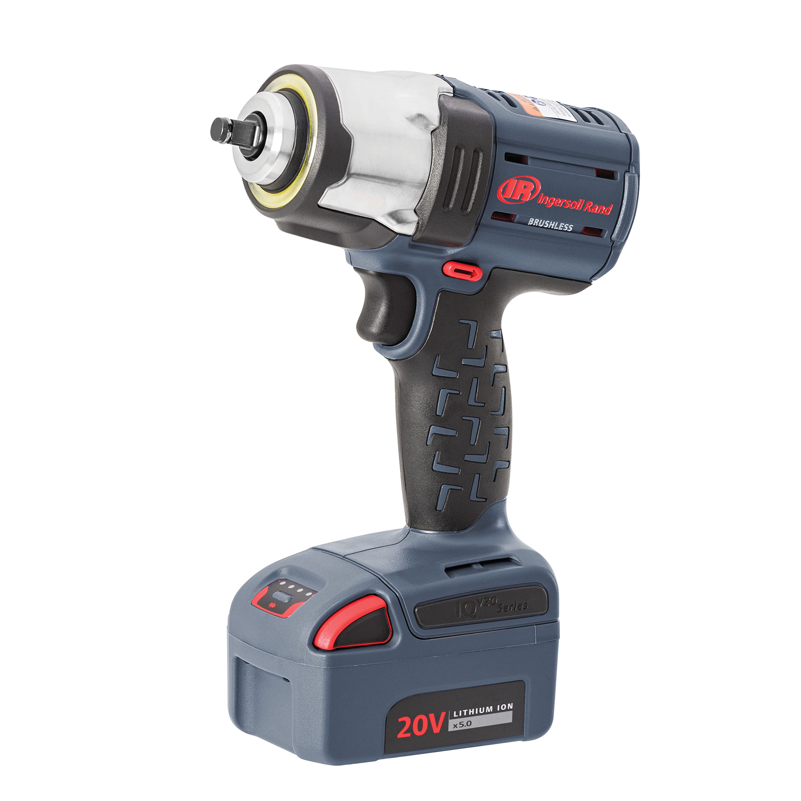 Ingersoll Rand W5133 3/8" 20V Cordless Impact Wrench, 550 ft-lb Torque, Friction Ring Retainer, Pistol, Bare Tool