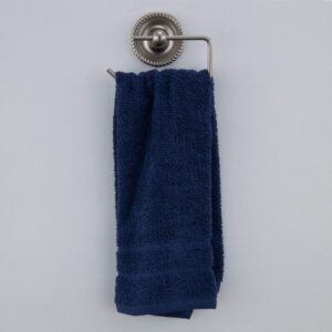 RecPro RV Towel Rack Brushed Nickel and Small Hand Towel Holder | RV Towel Holder | Towel Bar Rail |