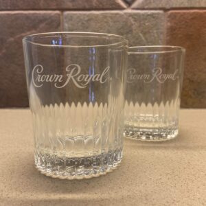 crown royal tumblers (set of 2)