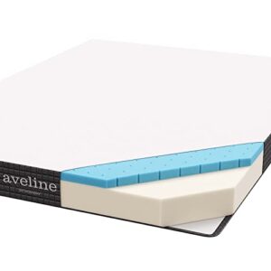 Modway Aveline 6” Gel Infused Memory Mattress with CertiPUR-US Certified Foam Narrow Twin Mattress