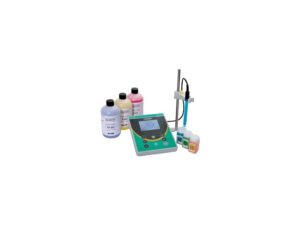 oakton ph 550 benchtop ph meter kit with probe, stand, and ph buffers