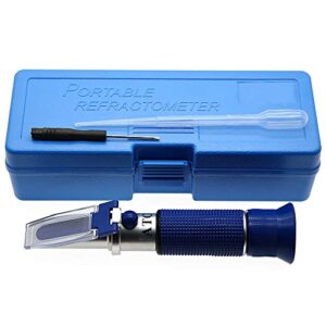 amtast brix refractometer with atc for liquid fruit canned food sugar content test 0-32% brix refractometer automatic temperature compensation