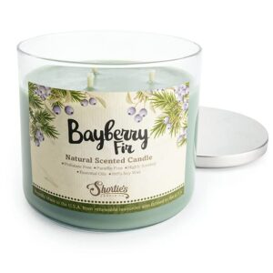 Bayberry Fir Natural 3 Wick Candle, Essential Fragrance Oils, 100% Soy, Phthalate & Paraben Free, Clean Burning, 14.5 Oz.