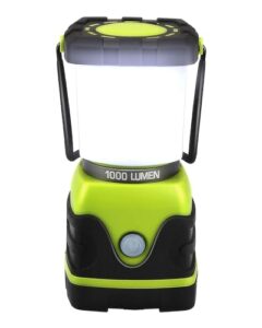 tahoe trails led camping lantern, battery powered bright led lantern with 1000lm, ipx4 waterproof tent light, perfect camping flashlight for hiking, camping, hurricane, emergency, survival kits, home