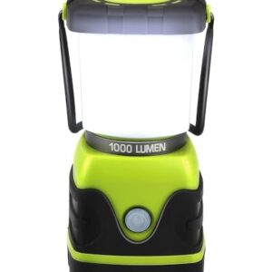 Tahoe Trails LED Camping Lantern, Battery Powered Bright LED Lantern with 1000LM, IPX4 Waterproof Tent Light, Perfect Camping Flashlight for Hiking, Camping, Hurricane, Emergency, Survival Kits, Home