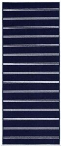 garland rug avery area rug, 2-feet by 5-feet, navy