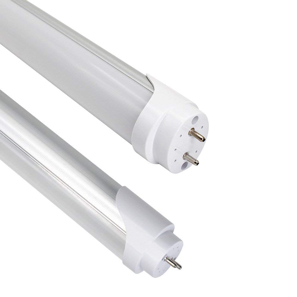 LightingWill LED T8 Light Tube 2FT, Warm White 3000K-3500K, Dual-End Powered Ballast Bypass, 1000Lumens 10W (24W Fluorescent Equivalent), Frosted Cover, AC85-265V Lighting Tube Fixtures, 4 Pack…