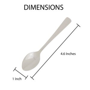 Fino Demi Spoon Set, Stainless Steel, Made in Japan, Set of 12