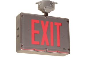 explosion proof exit sign - single sided