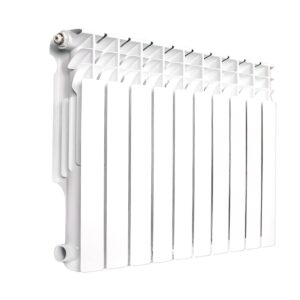 ab wisewater wall-mounted radiator heater with 10 panels, light weight aluminum hot water radiator for kitchen, bedroom and greenhouse