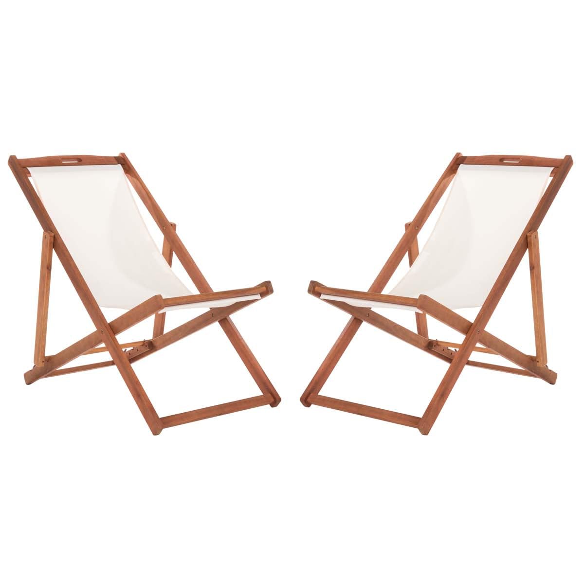 SAFAVIEH PAT7040A-SET2 Outdoor Collection Loren Teak