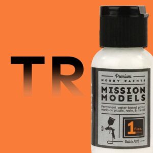 mission models transparent orange acrylic paint 1oz miommp171 plastics paint acrylic