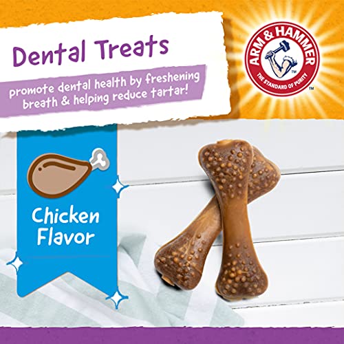 Arm & Hammer for Pets Nubbies Tartar Control Dental Treats for Dogs, Value Pack, 139 Pieces | Dental Chews Fight Bad Dog Breath, Plaque & Tartar | Chicken Flavor