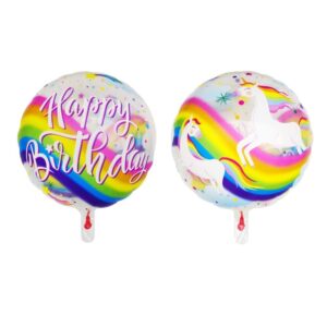 Happy Birthday Foil Mylar Helium Balloons 24 Pcs/Set 18" for Birthday Party, Aluminum Balloon Birthday Party Decorations