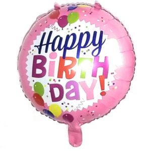 Happy Birthday Foil Mylar Helium Balloons 24 Pcs/Set 18" for Birthday Party, Aluminum Balloon Birthday Party Decorations