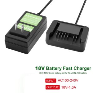 Hanaix 18V Battery Charger for Hitachi 339782 BSL815X BSL1815S BSL1830 BSL1830C 339782 330139 330557 Li-ion Battery Fast Charger