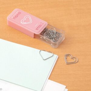 Midori 43383006 Clip Deep Clips Nano Heart Pattern