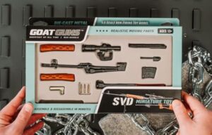 goatguns miniature svd dragunov model | 1:3 scale diecast metal build kit