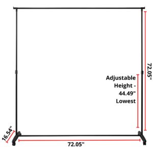 Don't Look at Me - Privacy Room Divider - Basics Extendable - Black Frame