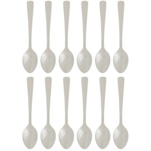 fino demi spoon set, stainless steel, made in japan, set of 12