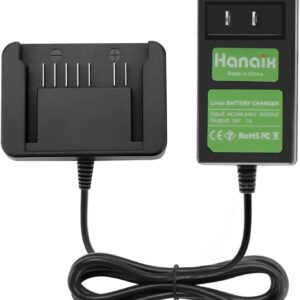 Hanaix 18V Battery Charger for Hitachi 339782 BSL815X BSL1815S BSL1830 BSL1830C 339782 330139 330557 Li-ion Battery Fast Charger