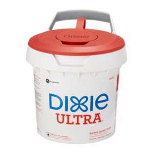 dixie ultra surface system wiper bucket for food service, 54026, 2 buckets with lids per case