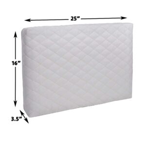 ALPINE HARDWARE American Owned Indoor Window AC Covers Double Insulation Air Conditioner Cover (White, 25" x 16" x 3.5")