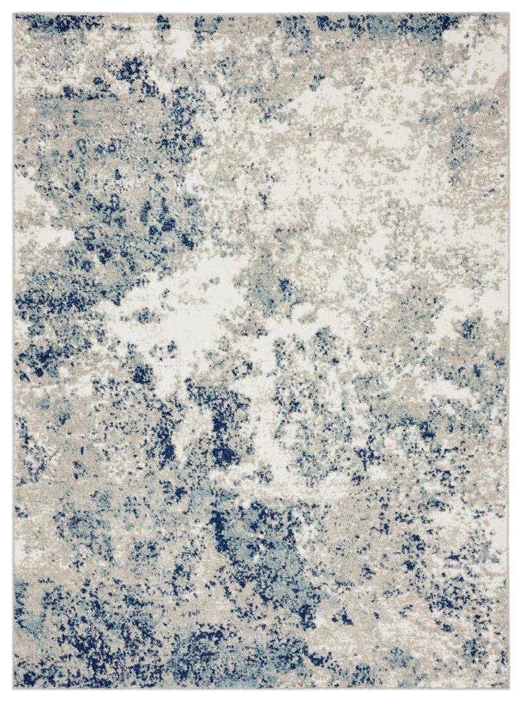 LUXE WEAVERS Rug - Abstract Marble Rug, Affordable Premium Area Rug for Living Rooms, Bedrooms, Dining Areas, Medium Pile, Floor Cover, Soft, Stain Resistant Persian Rug, Ivory / Size 8x10