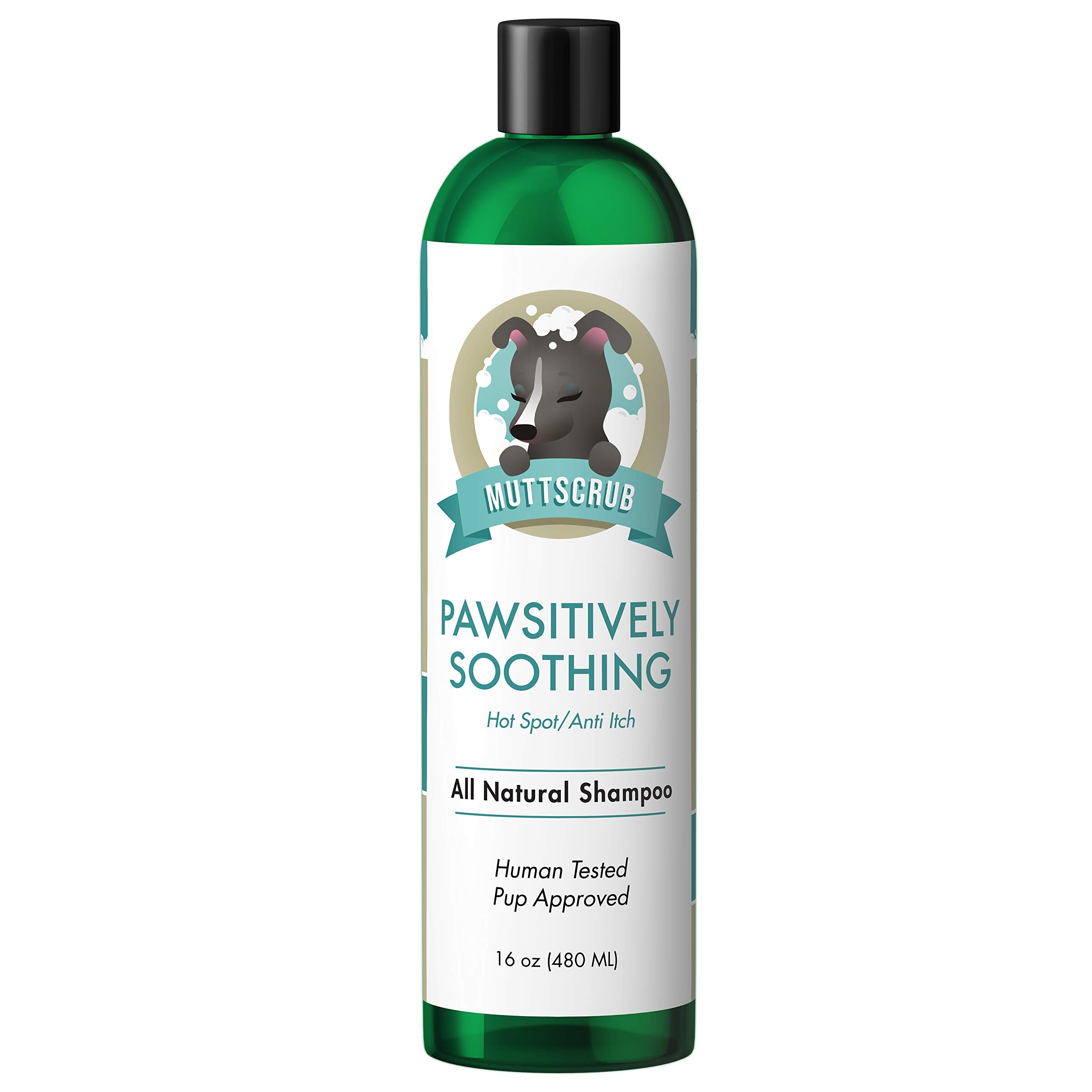 MUTTSCRUB Pawsitively Soothing All Natural Healing Lotion for Dogs - Stops Itching, Redness, and Irritation