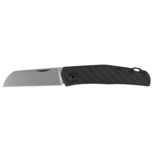 zero tolerance 0230, jens anso design, manual opening slip joint folding knife, black, carbon fiber