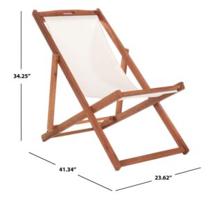 SAFAVIEH PAT7040A-SET2 Outdoor Collection Loren Teak