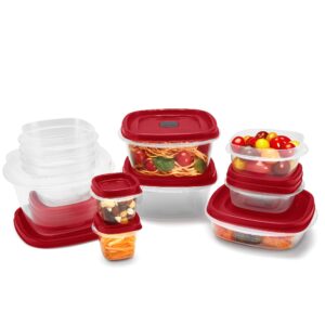 Rubbermaid Assorted Food Storage Container Set - Case of: 1; Each Pack Qty: 24; Total Items Qty: 24