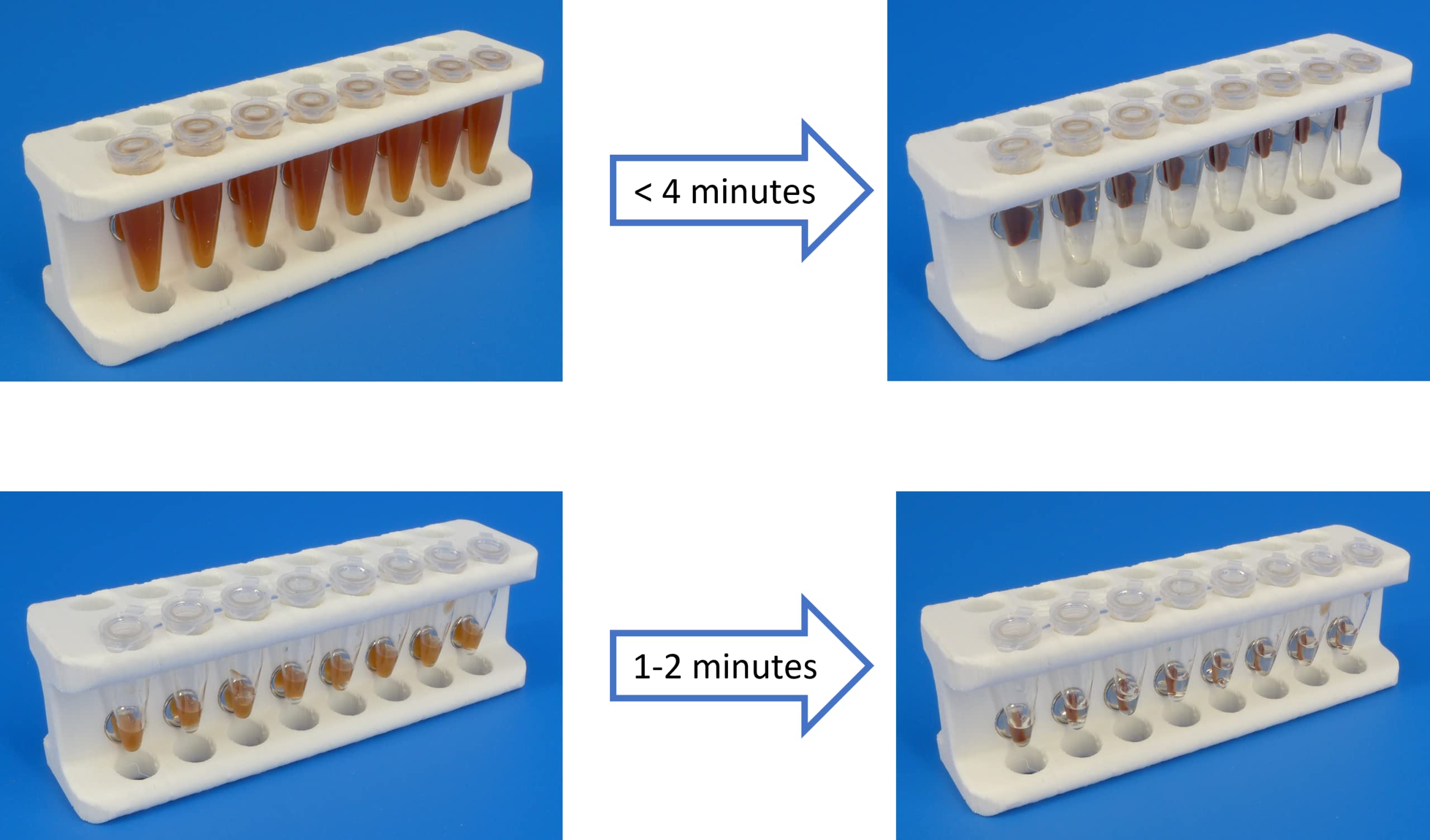 Sergi Lab Supplies Magnetic rack for DNA, RNA purification; for 100-250 microliter PCR tubes (leagacy, 16 tubes)