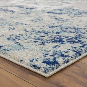 LUXE WEAVERS Rug - Abstract Marble Rug, Affordable Premium Area Rug for Living Rooms, Bedrooms, Dining Areas, Medium Pile, Floor Cover, Soft, Stain Resistant Persian Rug, Ivory / Size 8x10