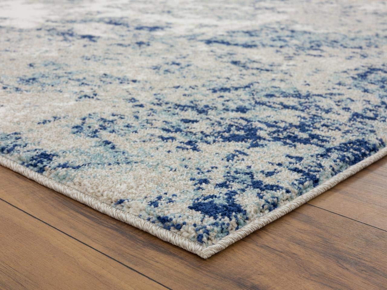 LUXE WEAVERS Rug - Abstract Marble Rug, Affordable Premium Area Rug for Living Rooms, Bedrooms, Dining Areas, Medium Pile, Floor Cover, Soft, Stain Resistant Persian Rug, Ivory / Size 8x10