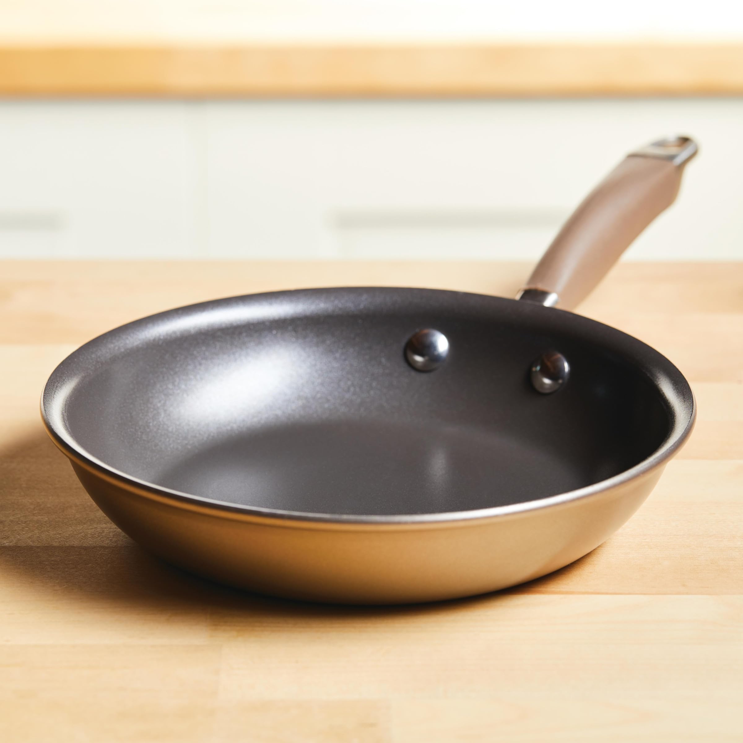 Anolon Advanced Home Hard Anodized Nonstick Frying Pan/Skillet, 8.5-Inch, Bronze