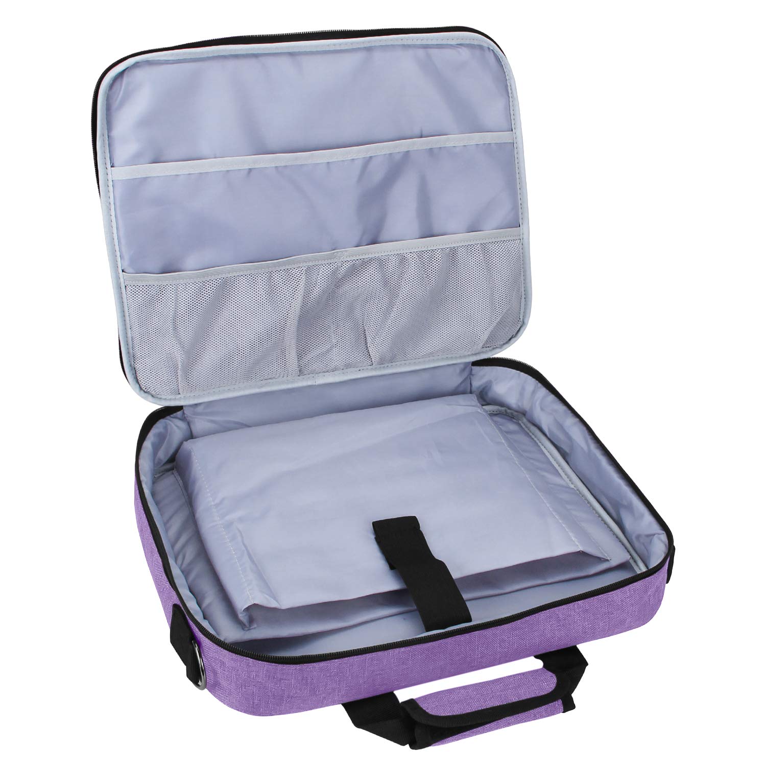 LUXJA Carrying Bag for A4 Light Pad and Diamond Painting Tools, Protective Case for Diamond Painting Light Box and Accessories (Fits for A4 Light Pad), Purple (Bag Only)