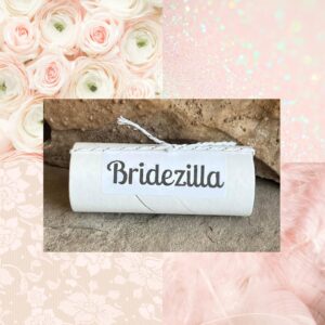 Bridezilla Sash Satin Ribbon Wedding Engagement Proposal or Bachelorette Party Gag Gift Favor She Said Yes