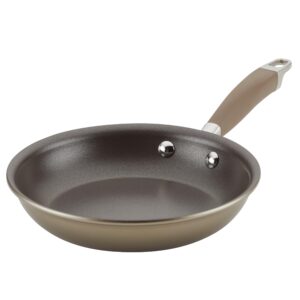 anolon advanced home hard anodized nonstick frying pan/skillet, 8.5-inch, bronze