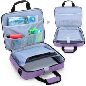 LUXJA Carrying Bag for A4 Light Pad and Diamond Painting Tools, Protective Case for Diamond Painting Light Box and Accessories (Fits for A4 Light Pad), Purple (Bag Only)