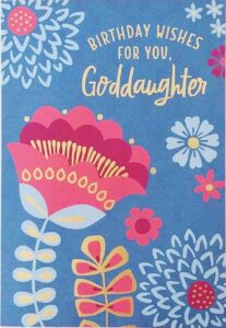 greeting card birthday wishes for you goddaughter every bit as special as you are