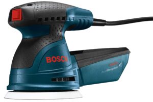 bosch ros20vsc-rt 5 in. vs palm random orbit sander kit with canvas carrying bag (renewed)