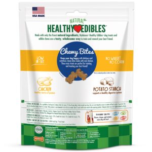 Nylabone Healthy Edibles Chewy Bites Dog Training Treats Chicken 6 oz.