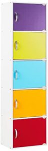 hodedah import bookcase, rainbow, 5 door