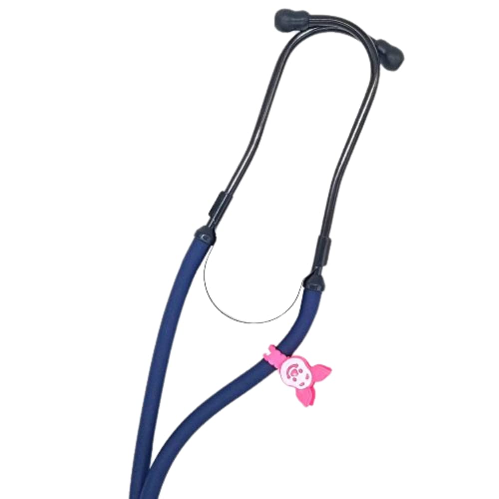 CHARMSCOPE Stethoscope Charms Clip - Medical gift (Pig)