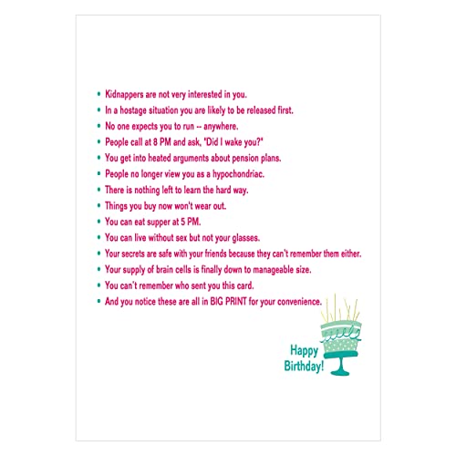 SHADE TREE GREETINGS Funny Adult Birthday Greeting Card (5" x 7") by Smart Alex | 3 Pack + 3 Envelopes (Over 60)