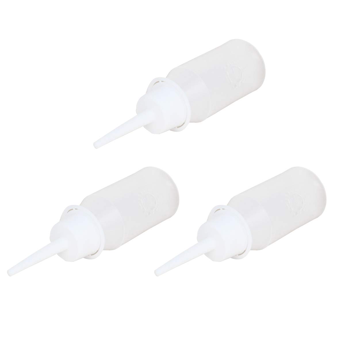 Utoolmart 3pcs Squeeze Bottle 50ml Plastic Glue Oil Bottle Wash Bottles for DIY Label Tattoo