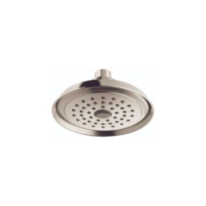 hansgrohe joleena 6-inch showerhead transitional 1-spray full with quickclean in brushed nickel, 04780820, 1.75 gpm